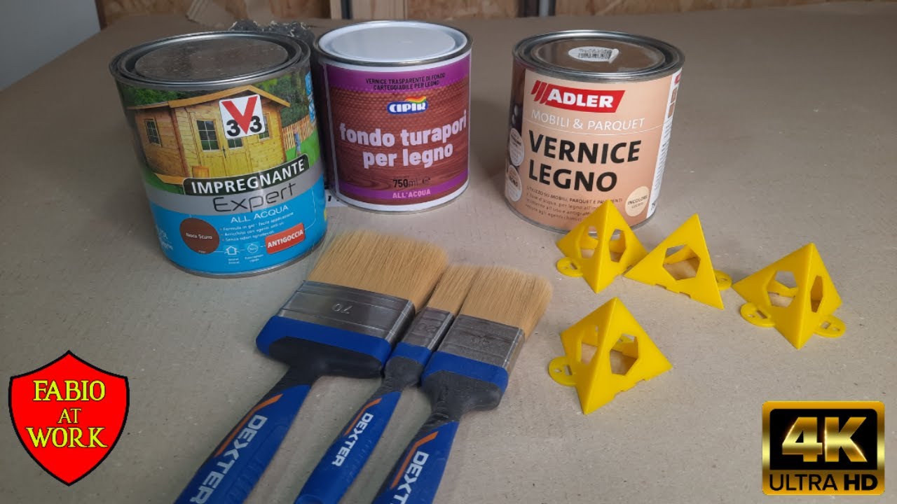impregnante, turapori, vernice legno passo passo. - YouTube