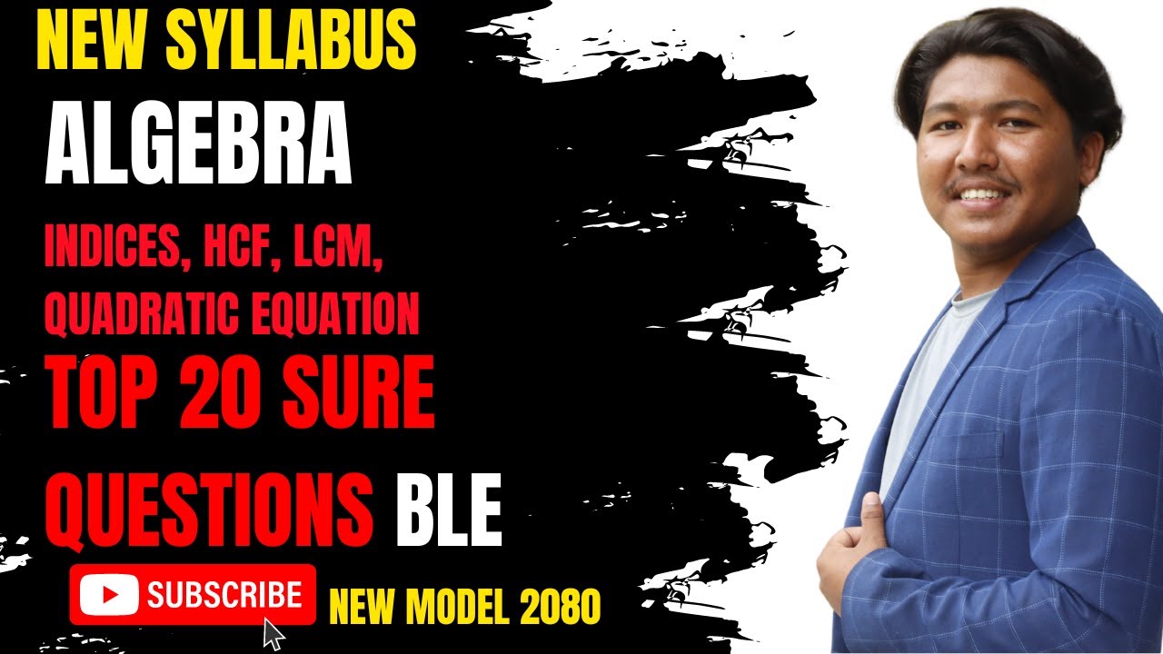 Top 20 Algebra Questions for BLE Class 8| Q NO 8 Model Question All ...