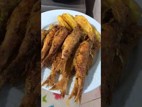 🐟BALIK KIZARTMASI🐟 ÇOK DOKUNAMASAM DA YAPABİLDİM NEYSEKİ 😂 #balık #yemektarifleri #tarif #shorts