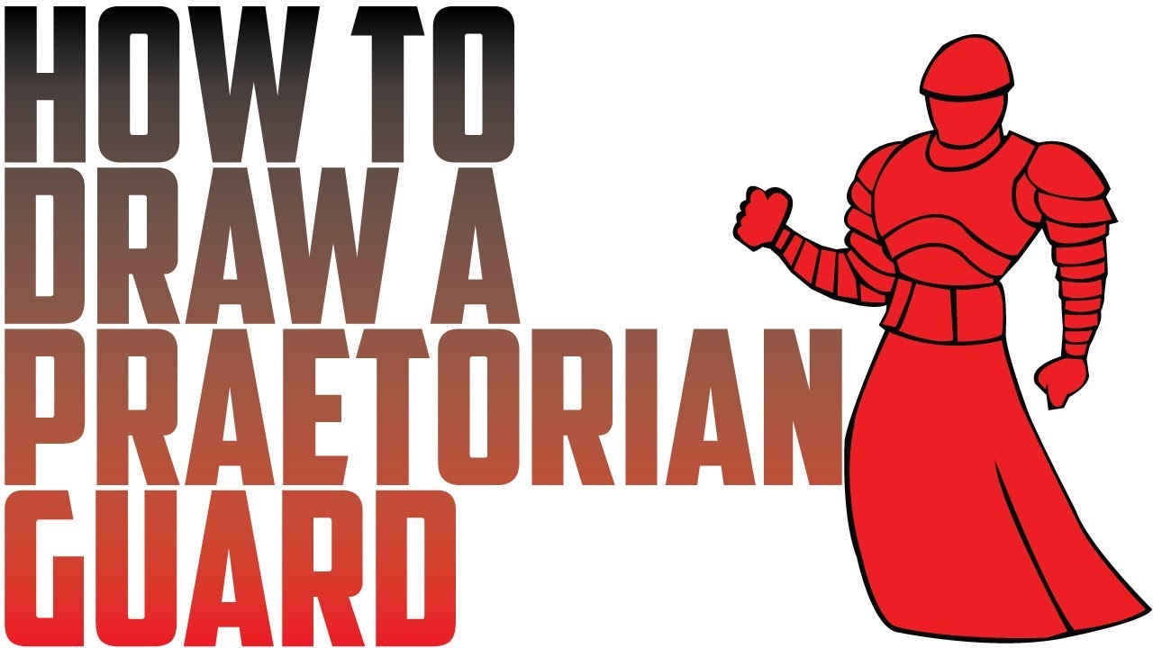 How To Draw A Praetorian Guard From Star Wars Using Pen Tool In Adobe ...
