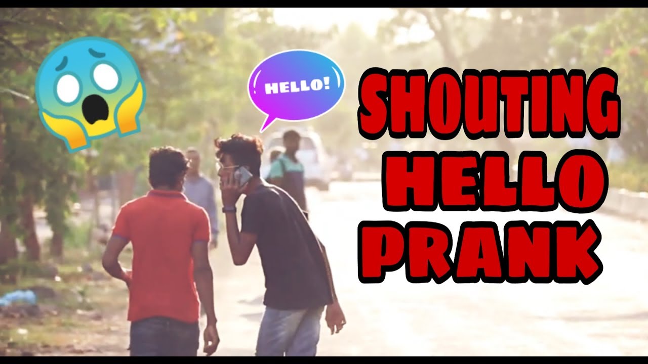| SHOUTING HELLO LOUDLY IN PUBLIC PRANK | pranXsters !! - YouTube