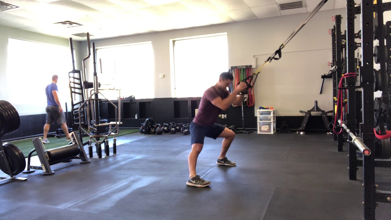 Assisted lateral lunge - YouTube