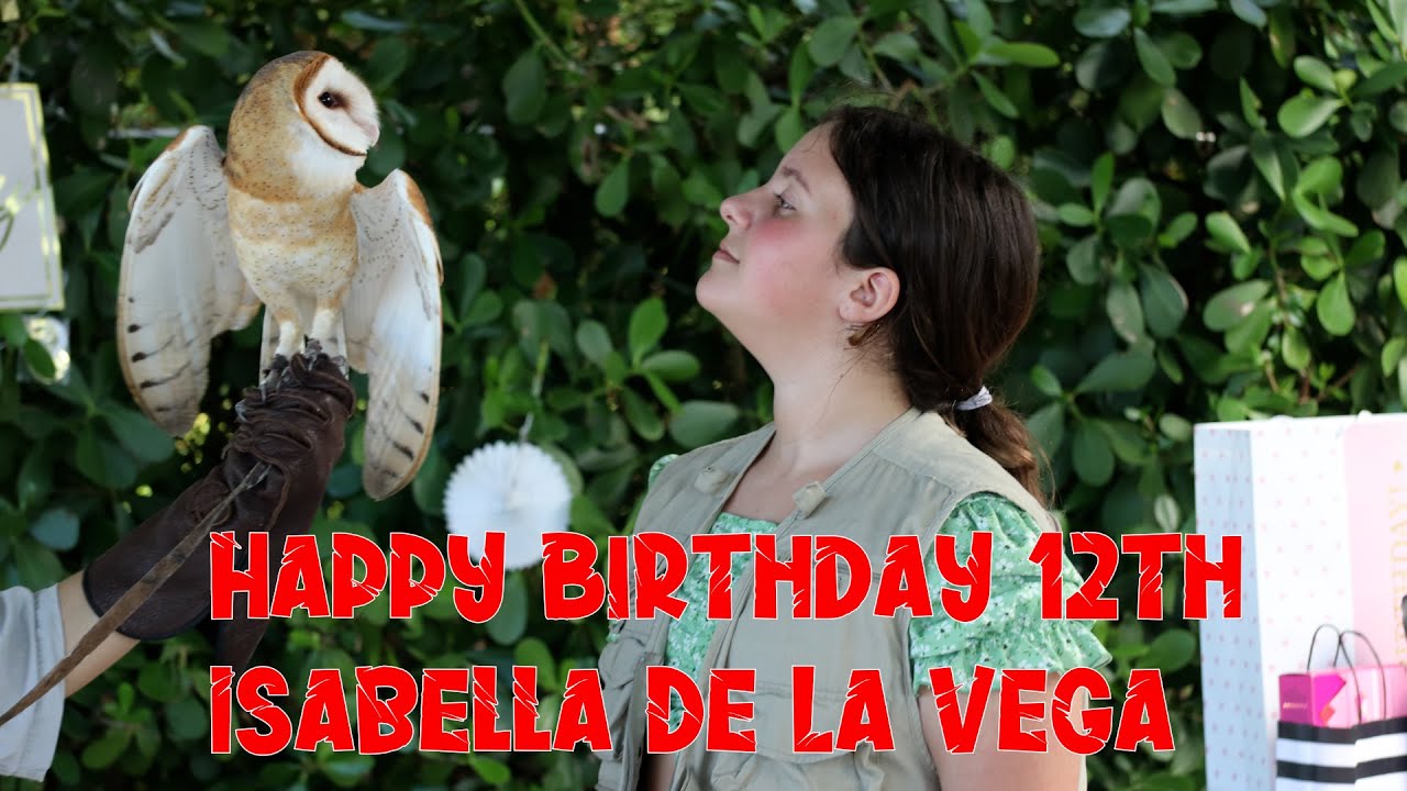 Happy 12th birthday to my daughter Isabella De la vega/ Cumple 12 de mi ...