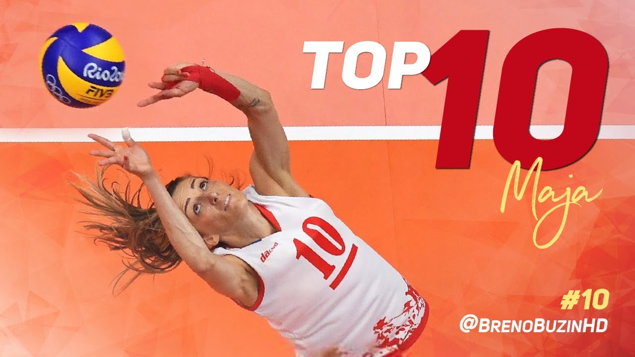 TOP 10 Best Second Ball Actions by Maja Ognjenovic BrenoB ᴴᴰ - YouTube