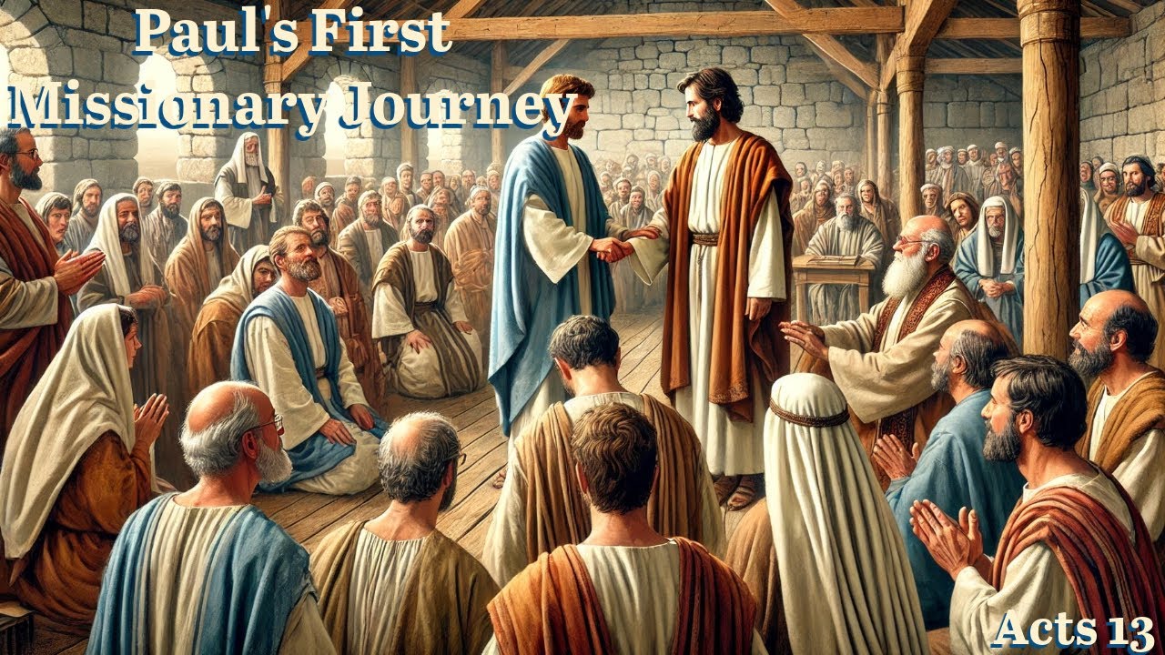 Paul's First Missionary Journey: Narration of Acts 13 - YouTube