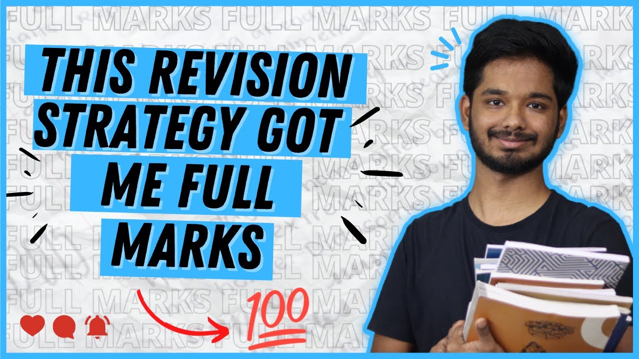 How to Revise to Score Out Of Out - YouTube
