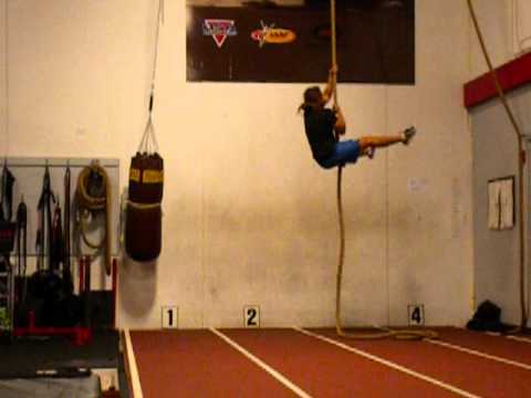 Rope Climb, L-Straddle - YouTube