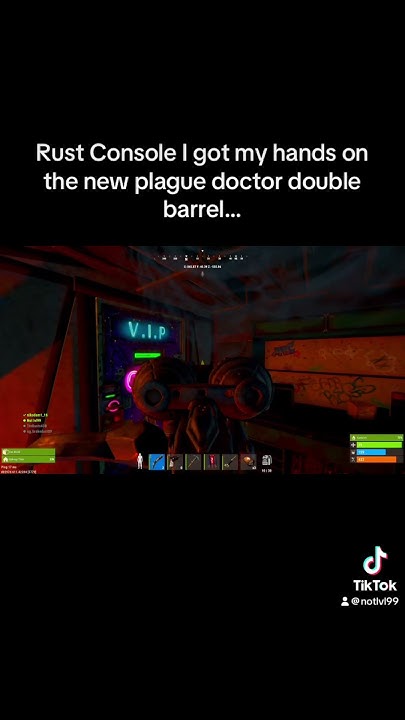 Rust Console I got my hands on the new plauge doctor doubled barrel…#shorts #rust #rustconsole ...