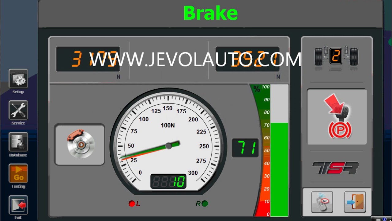 JEVOL TEST LANE SOFTWARE Demo Vedio - YouTube