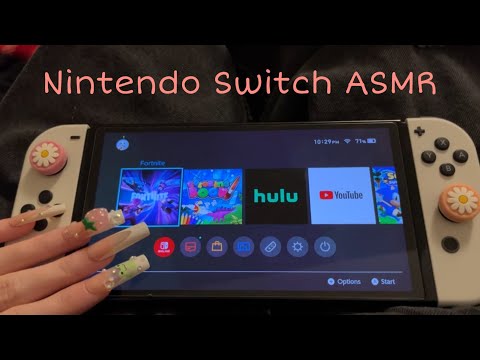 Nintendo Switch ASMR (Tapping, No Talking, Lofi)