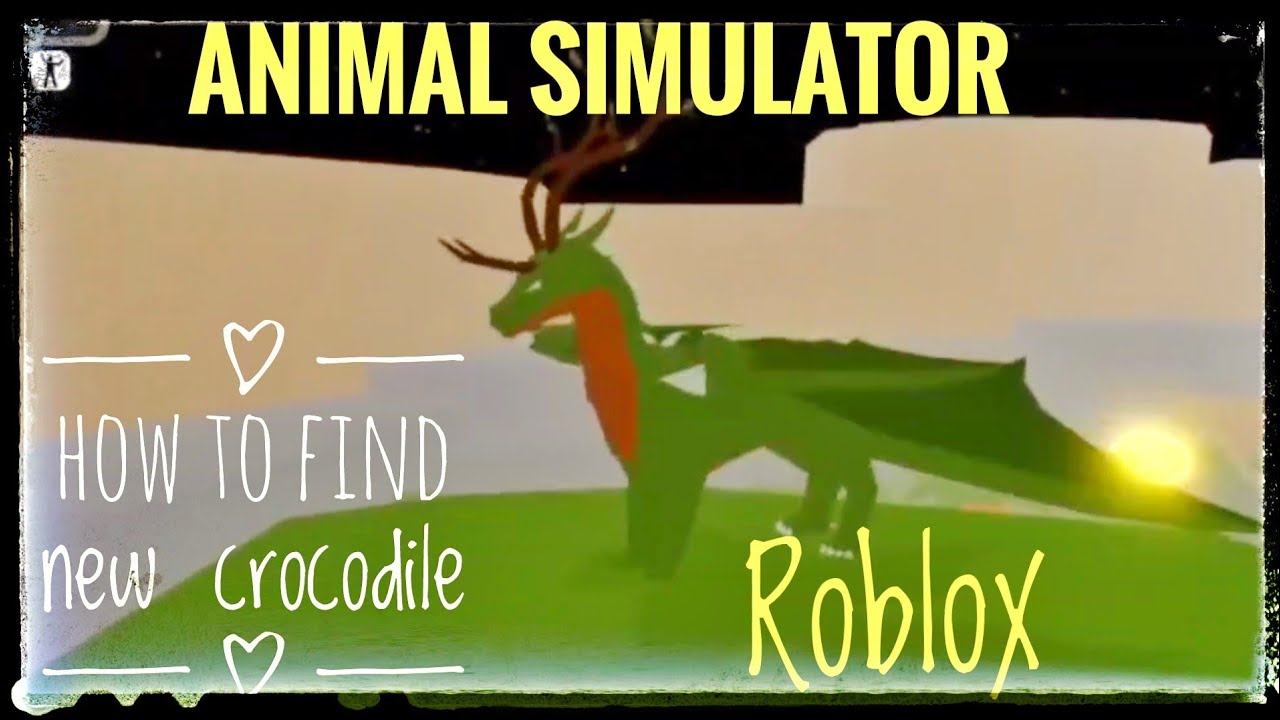 HOW TO FIND *NEW* CROCODILE 🐊 ANIMAL SIMULATOR ROBLOX ...