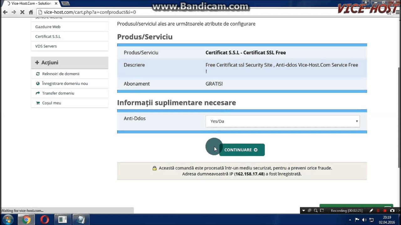 VICE-HOST.COM - CERTIFICAT SSL GRATUIT (No functional) - YouTube