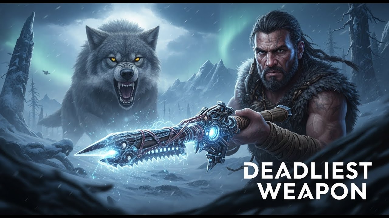 100,000 YEARS AGO: Engineer Invents DEADLIEST Weapon to Hunt a Dire ...