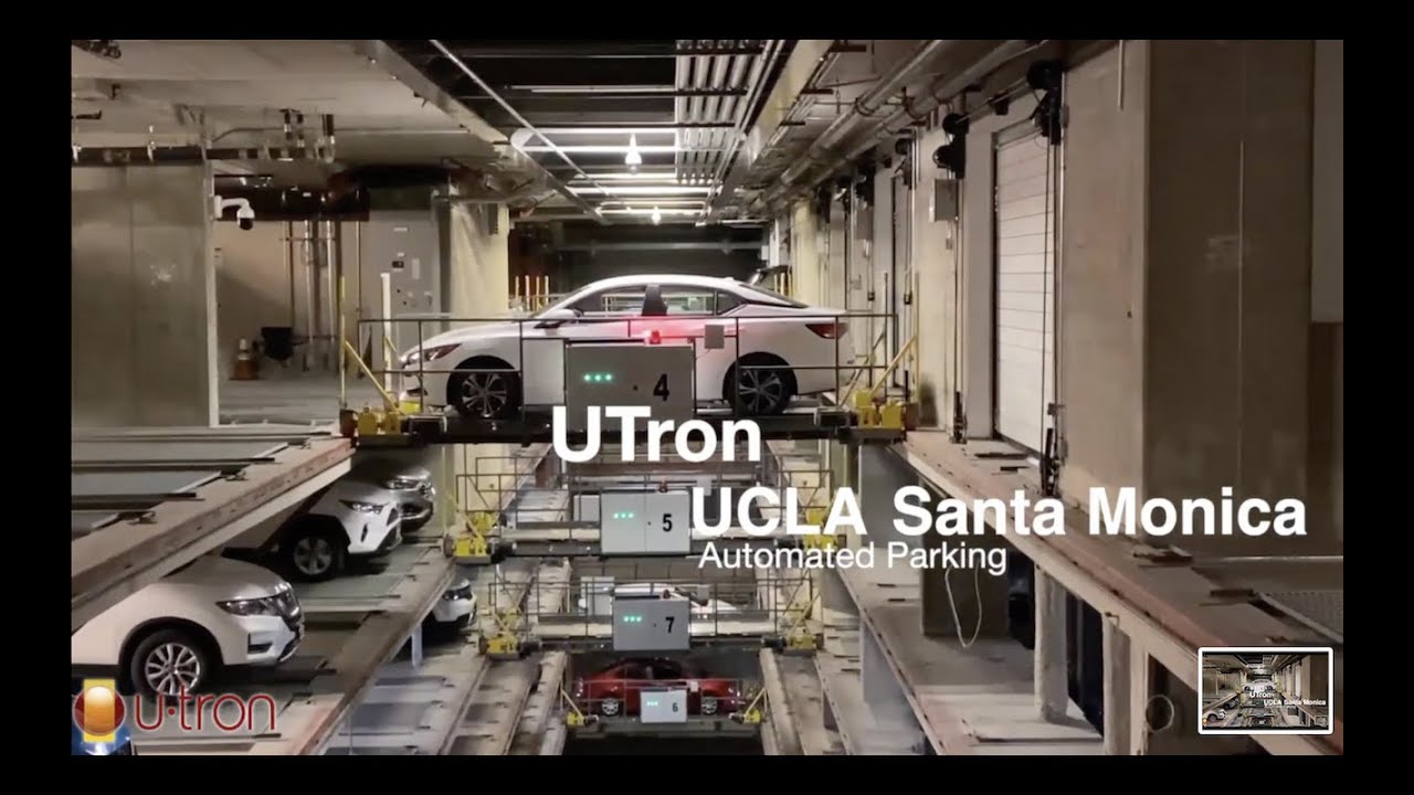 Utron Automated Parking Systems At The Ucla Medical Center In Santa