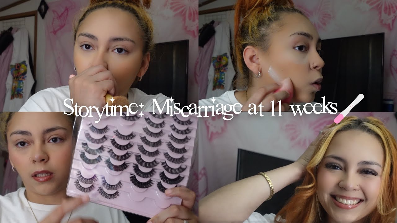 UPDATED makeup tutorial | Storytime: miscarriage at 11 weeks 💔 - YouTube