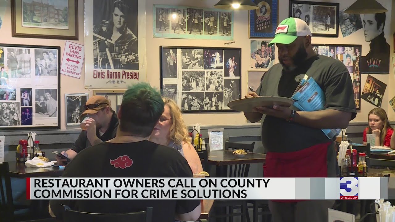 Memphis restaurants asks county for solutions to crime problem - YouTube