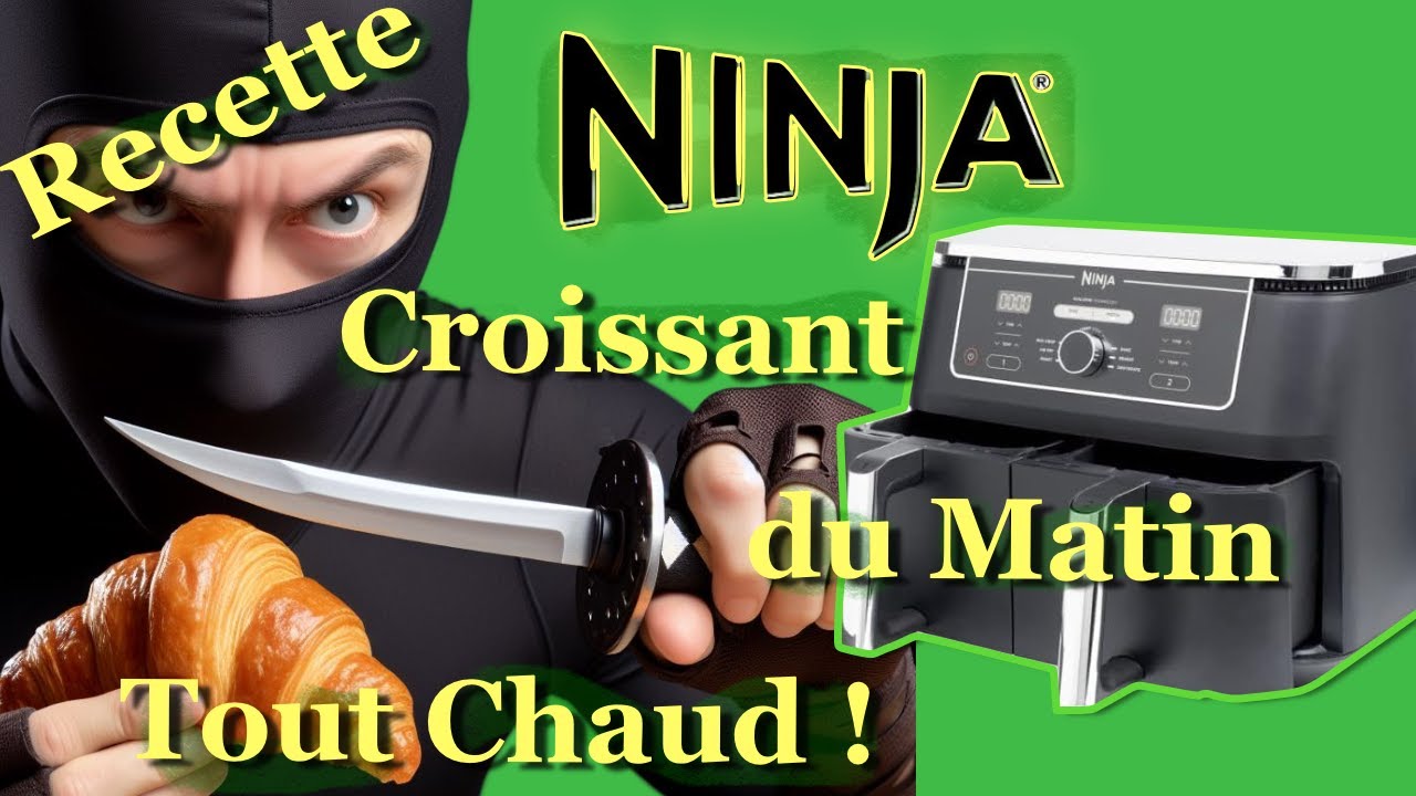 Croissant frais merci à ma Ninja Air Fryer Foodi DualZone - YouTube