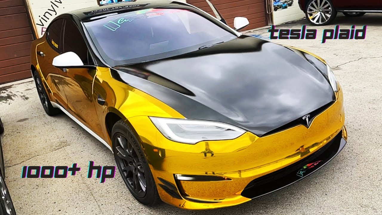 THIS PLAID IS THE FASTEST TESLA ON THE PLANET 😱‼️ #fast #tesla #plaid ...