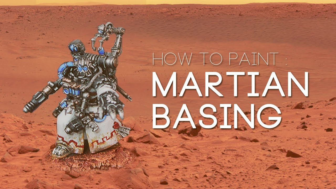How to Paint: Martian Basing | 2 Loons Painting Tutorial - YouTube