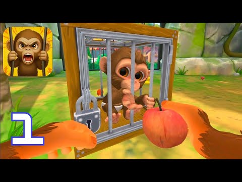 I AM MONKEY - Trapped in the Zoo - Gameplay walkthrough Part 1 Android ...