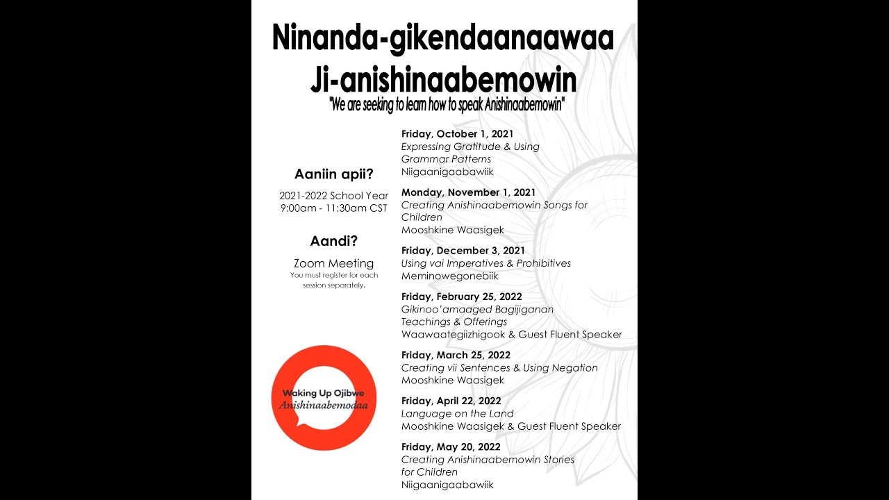 Creating Anishinaabemowin Stories for Children - YouTube