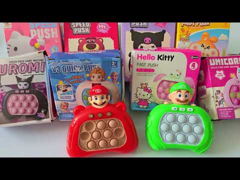 POP IT Remix Vol.2 Sonic, Minnie & Mickey Mouse, Mario, Hello Kitty & more!ASMR Unboxing Compilation