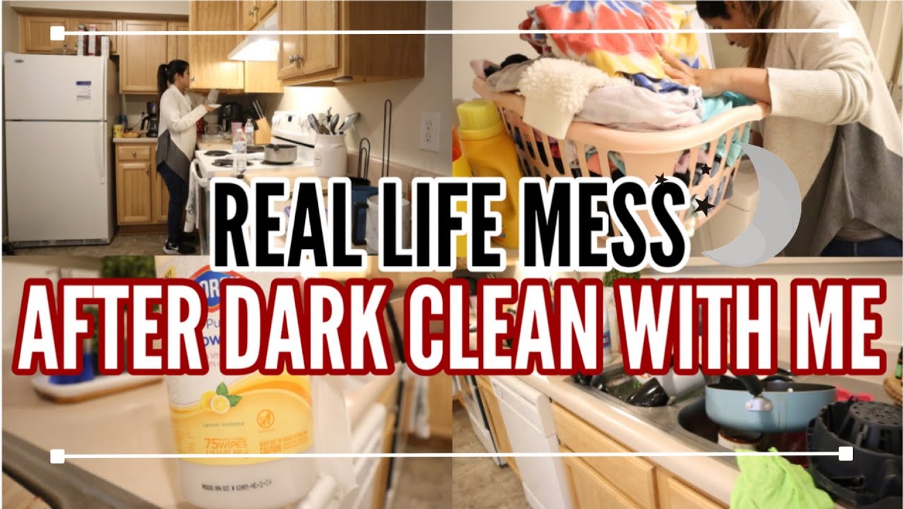 MESSY HOUSE CLEAN WITH ME | REAL LIFE CLEANING MOTIVATION - YouTube