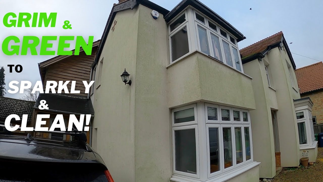 Cambridge Render Cleaning, Algae Removal Soft Washing - YouTube