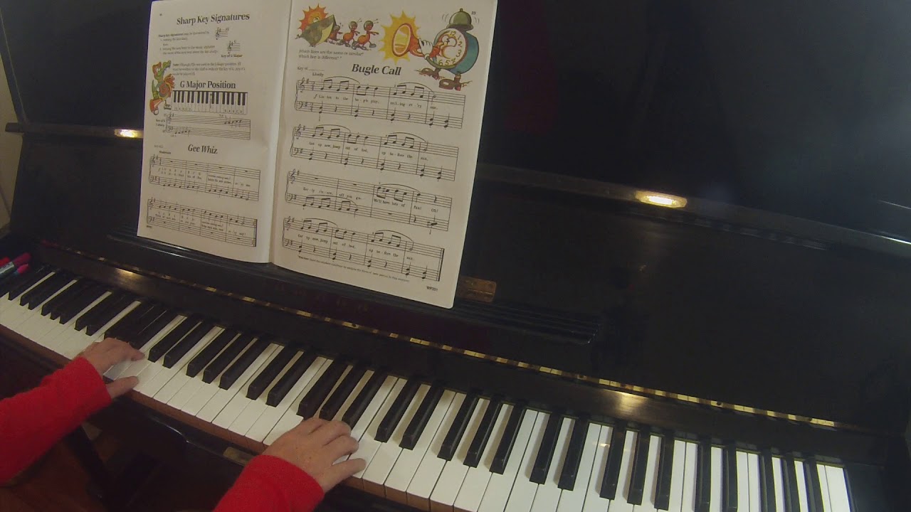 Bugle call | Bastien piano basics level 1 - YouTube