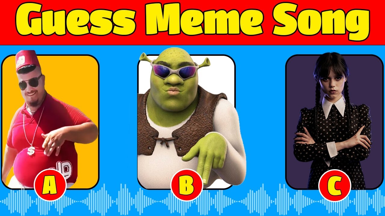 Quiz Meme : Guess the Meme Song | 2023 Popular Memes Quiz | Meme quiz ...