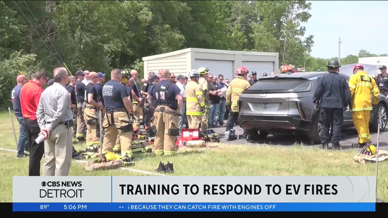 GM offers training to first responders on EVs - YouTube