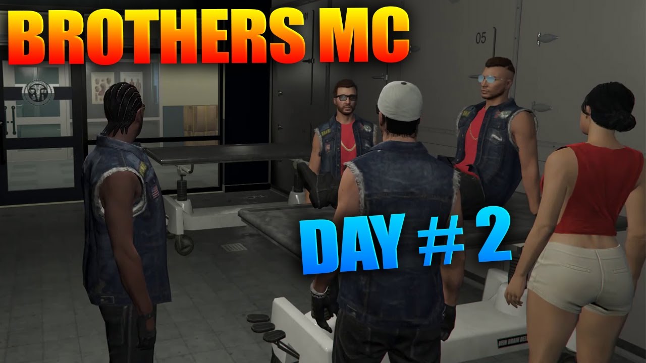GTA V RP - Brothers MC - Day # 2 (Bikers Brawl) - YouTube