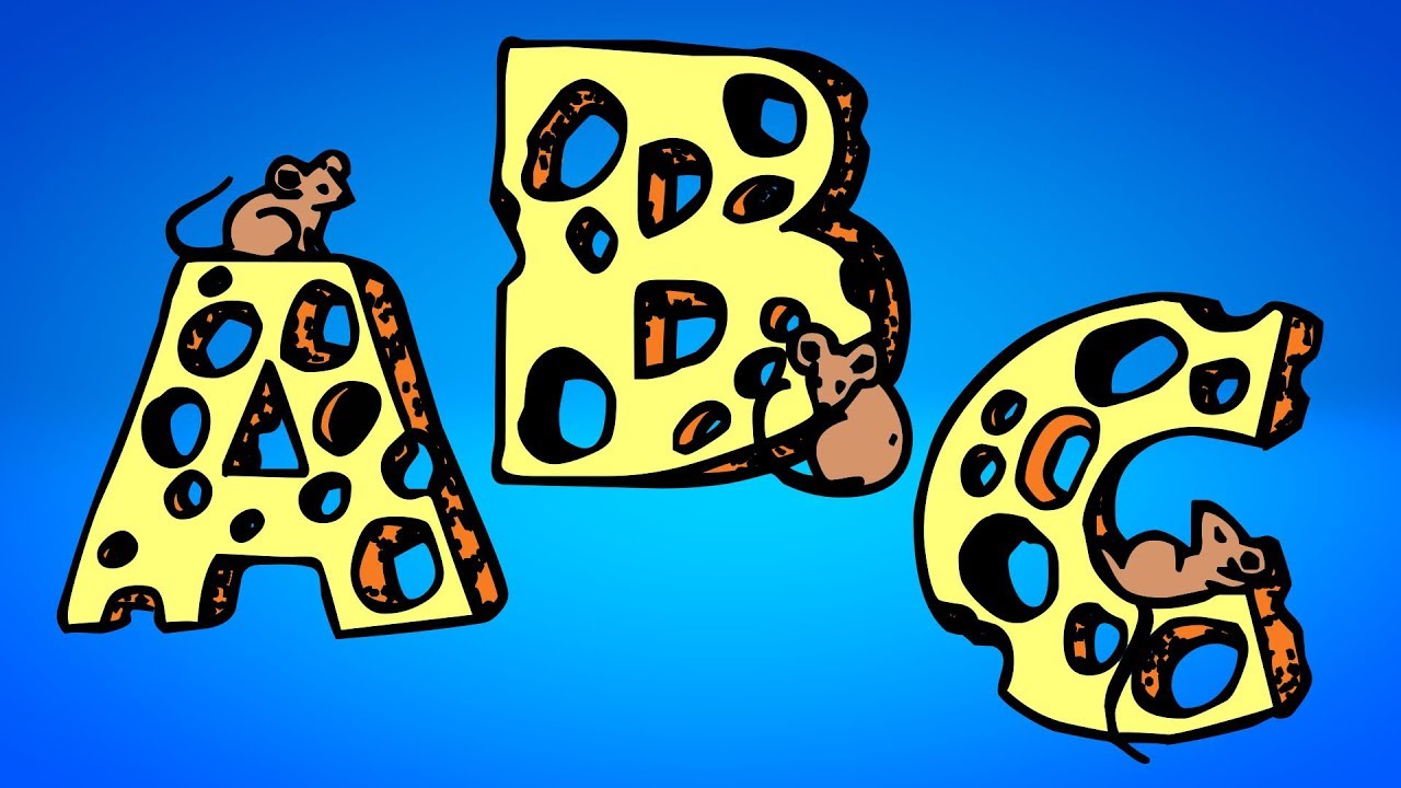 Cheese ABC Song ABCDEFGHIJKLMNOPQRSTUVWXYZ Cheese Letters - YouTube