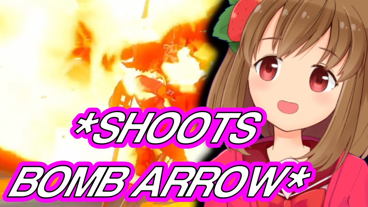 Ichigo🍓 uses a bomb arrow too close to herself💣 - YouTube