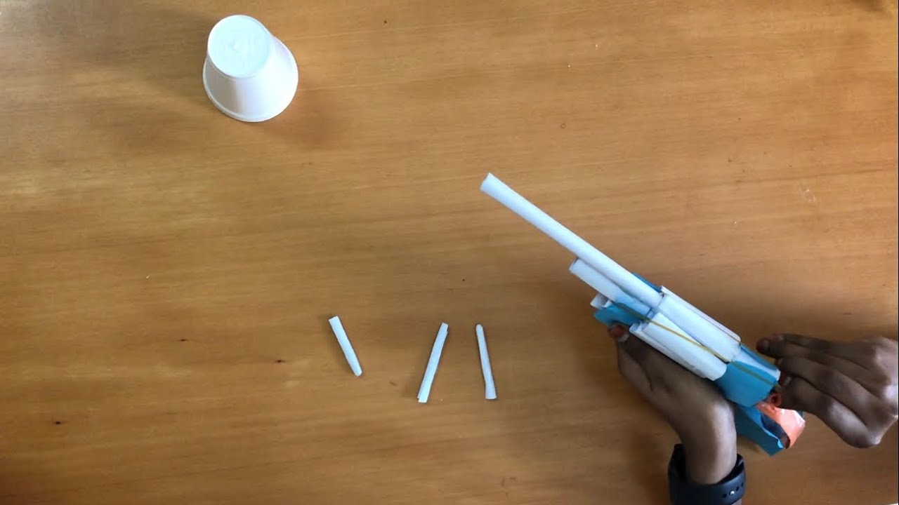 How To Make A Shooting Paper Revolver With Paper Bullet (Paper Gun Time ...
