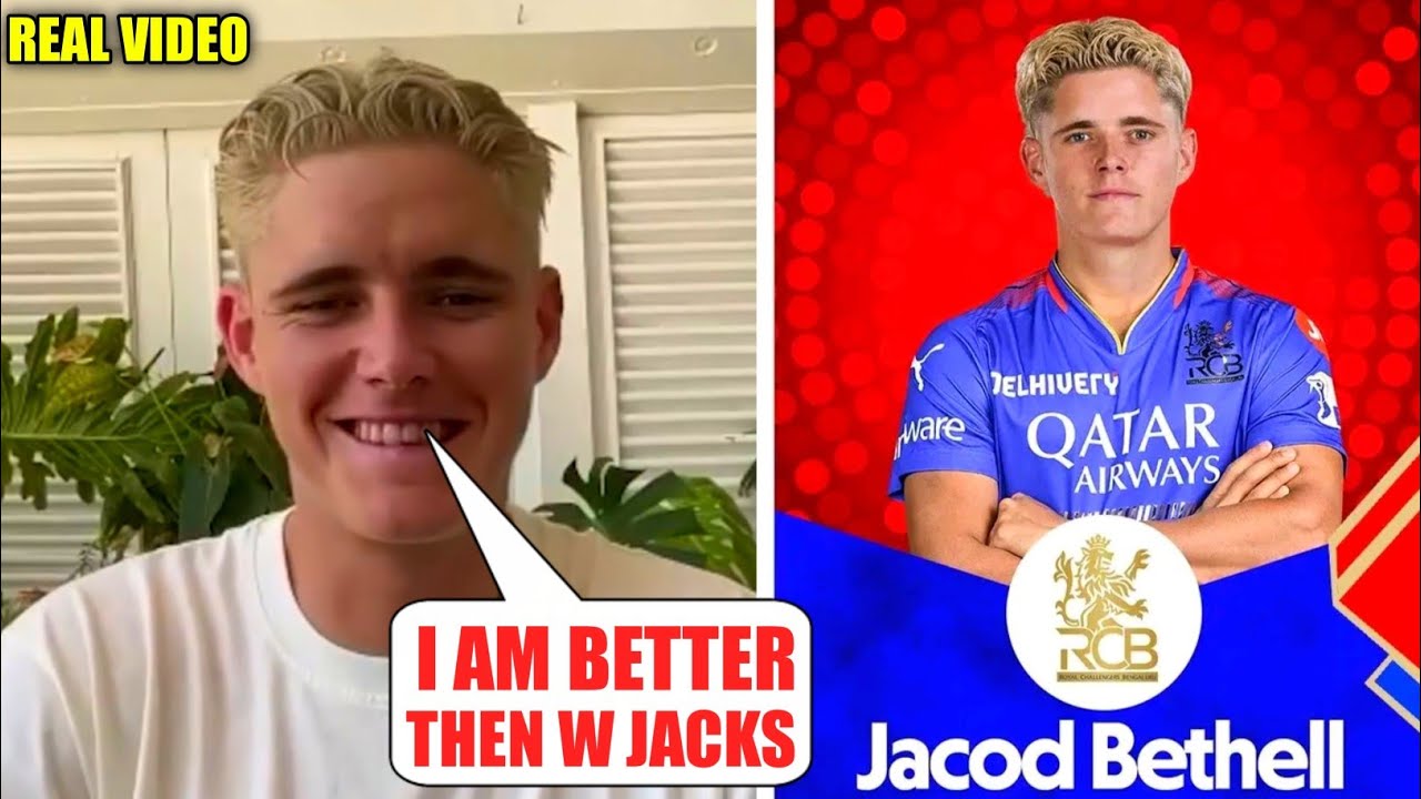 Watch Jacob Bethell Reaction After Joining RCB for the IPL 2025 - YouTube