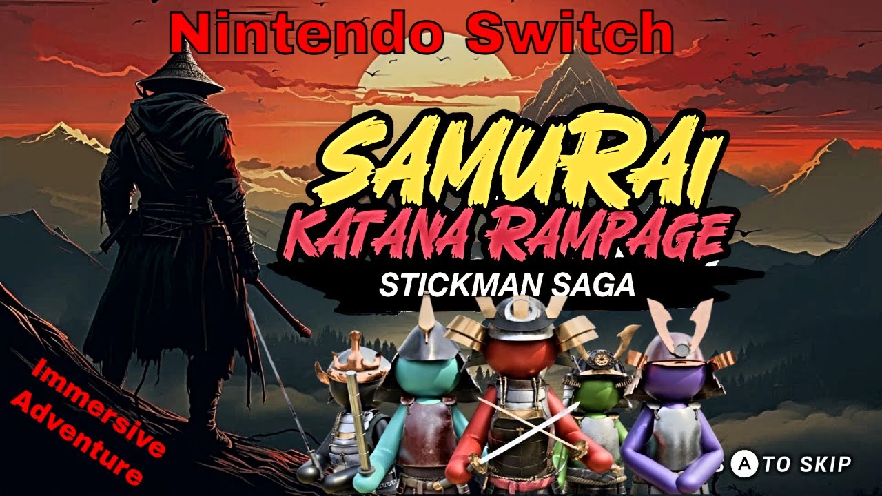 Samurai Katana Rampage Stickman Saga - Nintendo Switch release ...