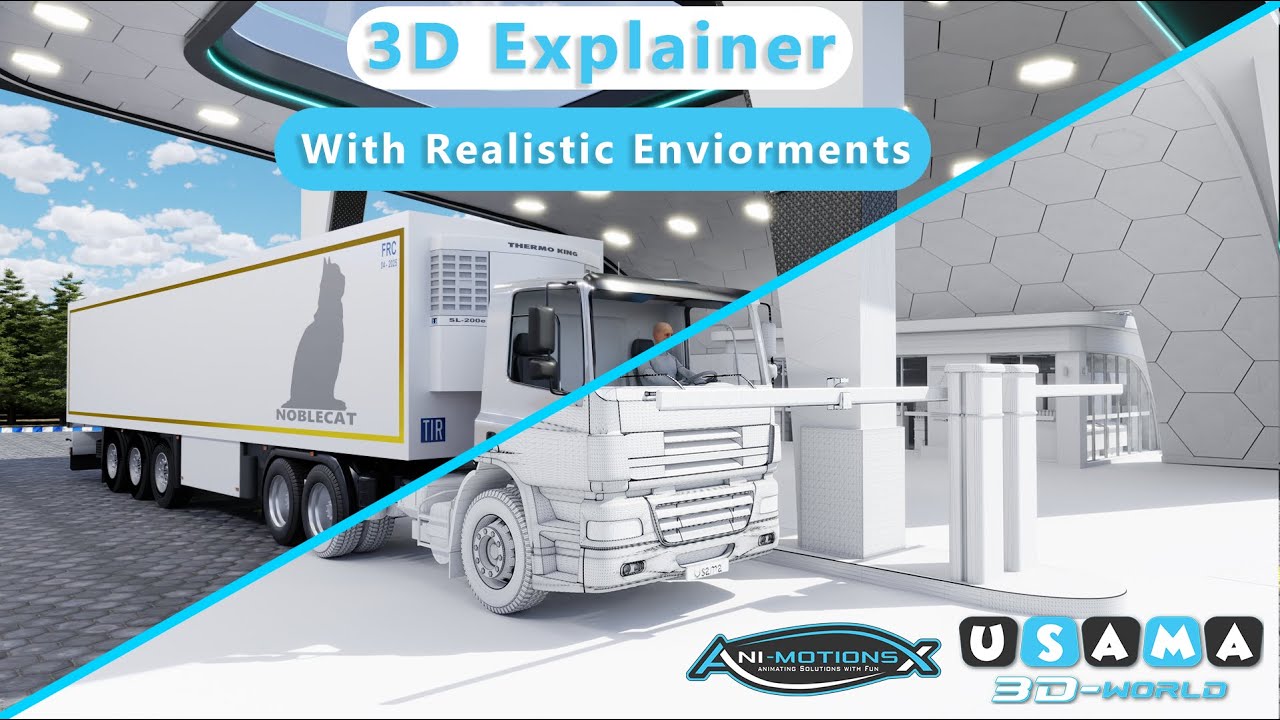 CGI Animated 3D product animation | 3D Saas Explainer video - YouTube