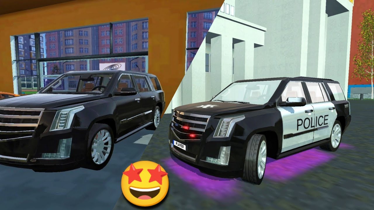Police Cadillac Escalade | Car Simulator 2 | Android Gameplay - YouTube