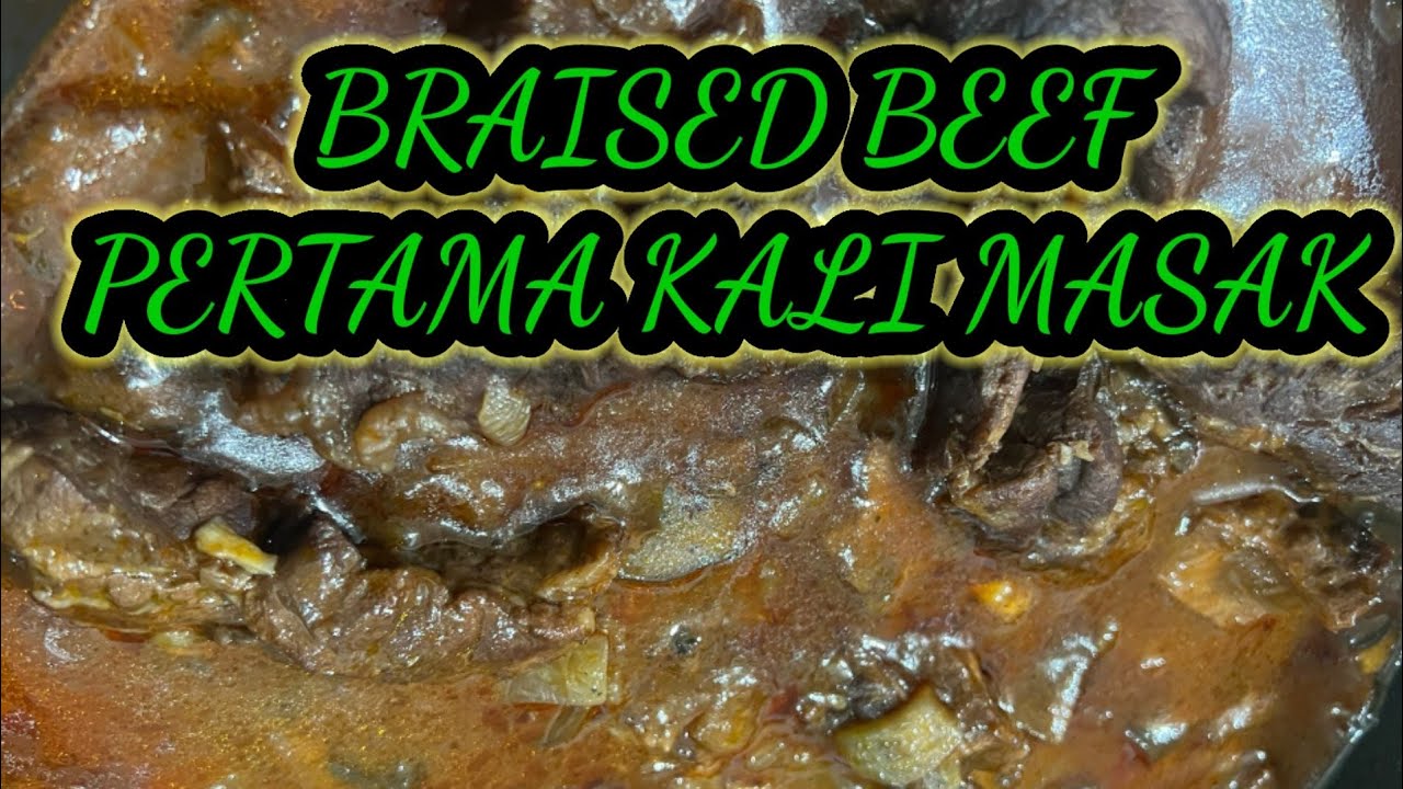 Menu untuk ultah Braised beef - YouTube