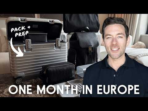 Packing, errands and prep for a month in Europe!!