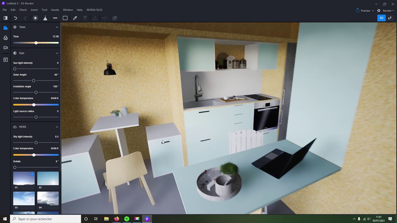 Rendu Panoramique-D5 Render / Panoramic render - YouTube