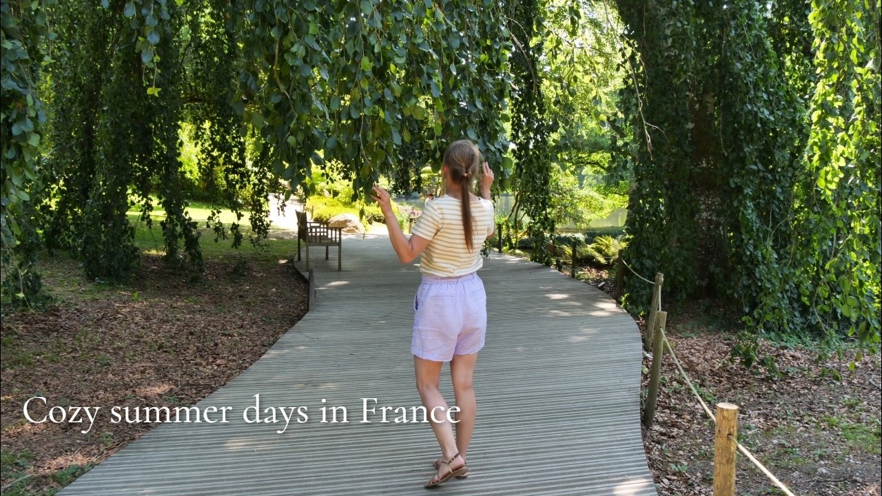 Summer days 🍒| Homemade cherry jam | Picnic & knitting | Japanese ...