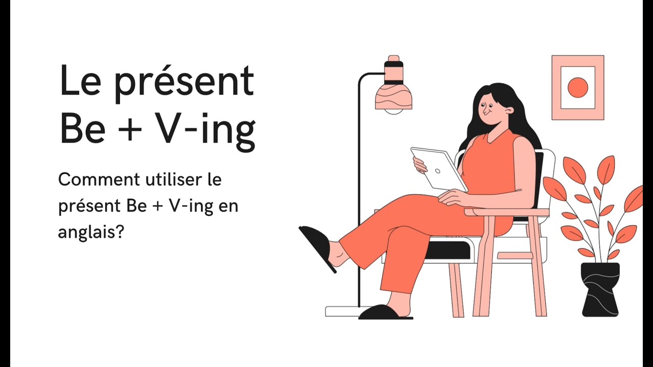 le présent Be+ING en anglais. le présent simple. Cours d'anglais. - YouTube