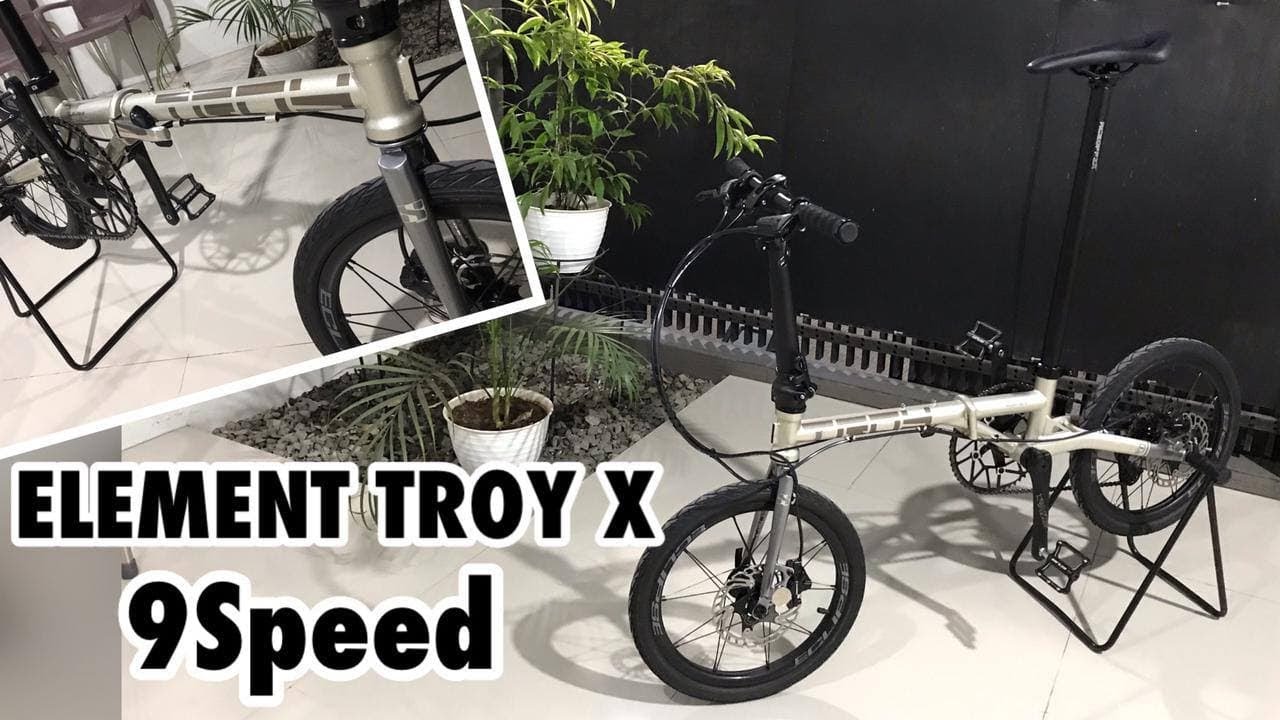 UPGRADE ELEMENT TROY X 2021 9 Speed - SIMPLE dan ELEGAN! - YouTube
