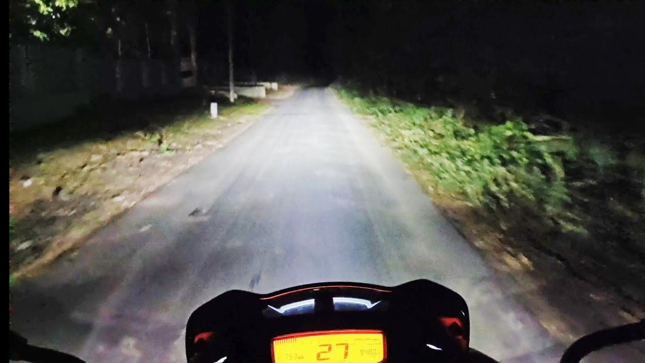 New model Tvs apache LED light performance - YouTube
