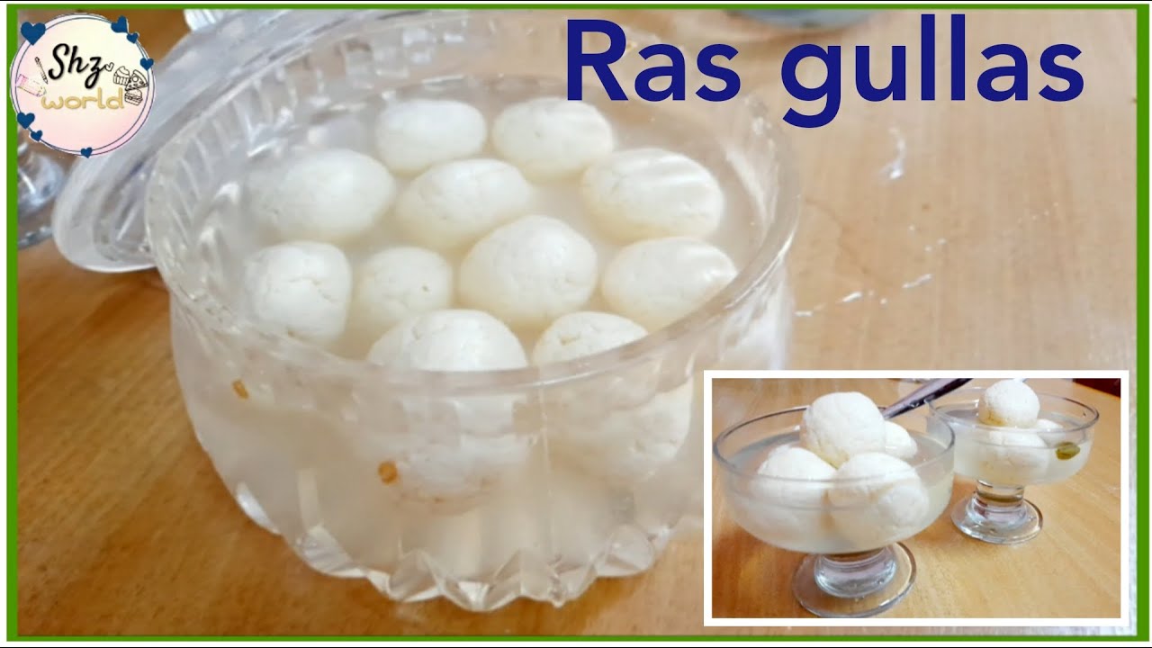 How to make Ras gulla | soft ras gulla recipe • Shz world - YouTube