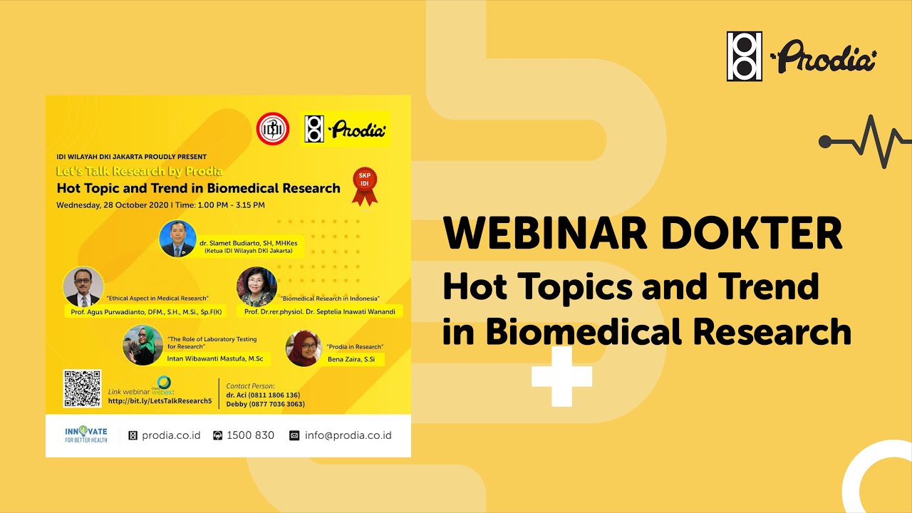WEBINAR DOKTER: Hot Topics and Trend in Biomedical Research - YouTube