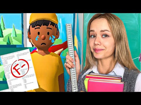 ÖĞRENCİLERİME YAZILI SINAV YAPTIM ?! (3.BÖLÜM) | Teacher Simulator ​⁠|  @GamzeKarta ​
