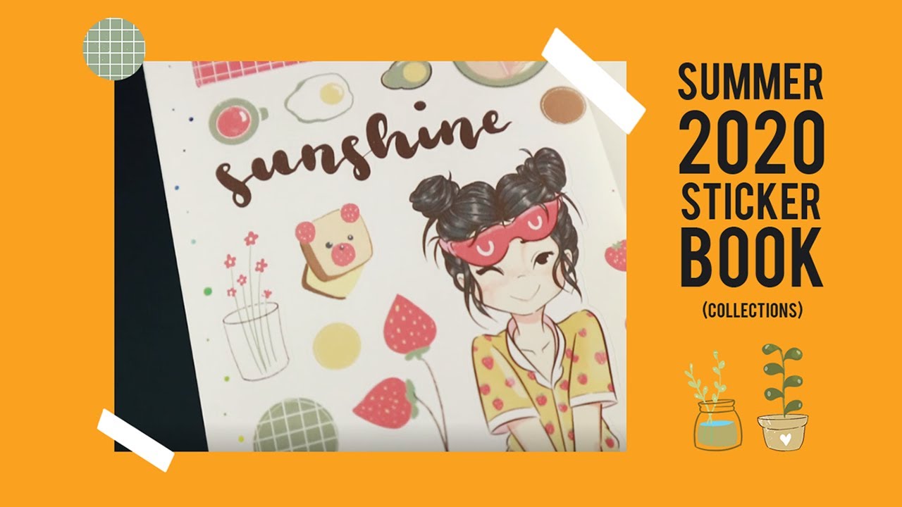 Summer 2020 Planner Sticker Book Collections - YouTube